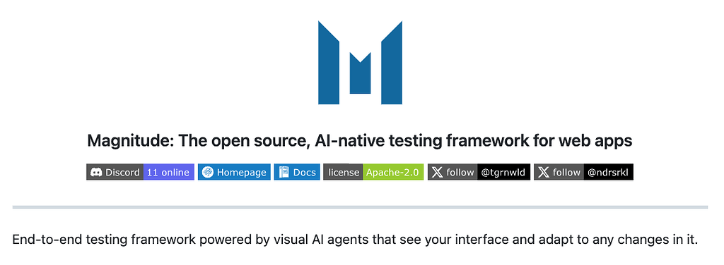 Magnitude: AI 기반의 오픈소스 웹 애플리케이션 테스트 프레임워크 - 읽을거리&정보공유 - 파이토치 한국 사용자 모임