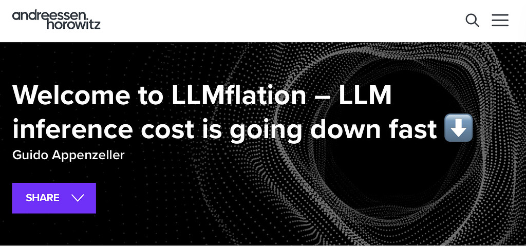 LLMflation: 대규모 언어 모델(LLM) 추론 비용의 급격한 감소 (feat. a16z) - 읽을거리&정보공유 - 파이 ...