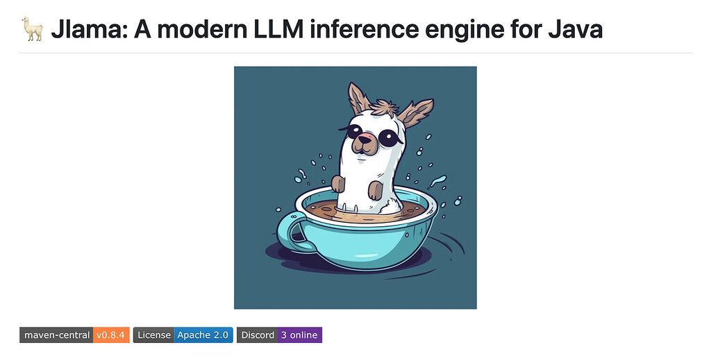 Jlama: Java 기반 최신 LLM 추론 엔진 - 읽을거리&정보공유 - 파이토치 한국 사용자 모임