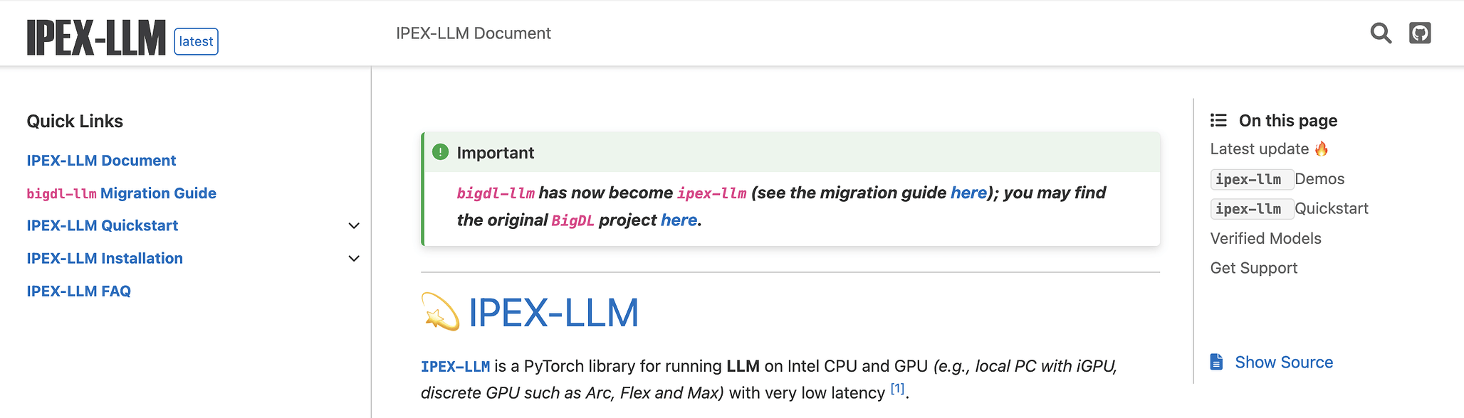 ipex-llm: Intel CPU 및 GPU에서 로컬 LLM의 추론 및 미세 조정을 위한 PyTorch LLM 라이브러리 - 읽을거리&정보공유 - 파이토치 한국 사용자 모임