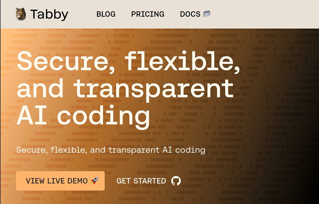 Tabby, 오픈소스 기반 AI 코딩 보조 도구 (& 직접 설치 가능) - 읽을거리&정보공유 - 파이토치 한국 사용자 모임