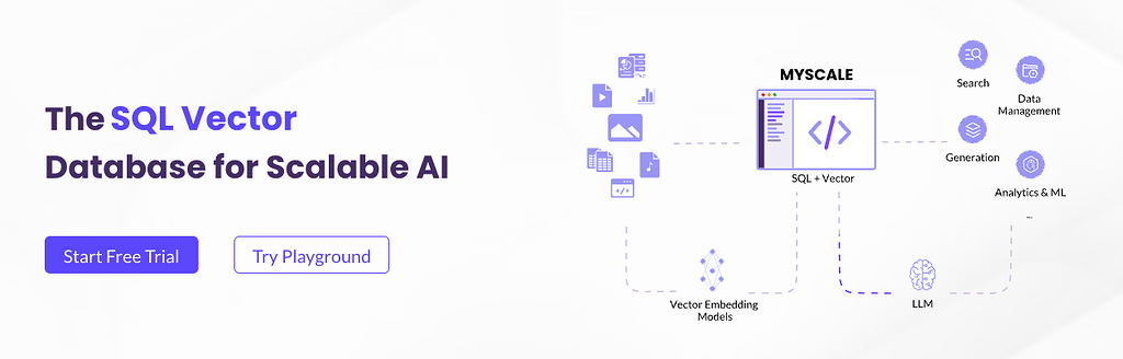 MyScaleDB, SQL을 지원하는 VectorDB (feat. ClickHouse) - 읽을거리&정보공유 - 파이토치 한국 사용자 모임