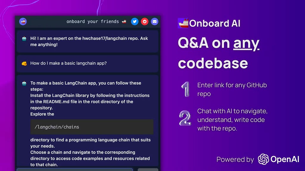 [GN] Onboard AI - GitHub Repo 설명해주는 AI - 읽을거리&정보공유 - 파이토치 한국 사용자 모임