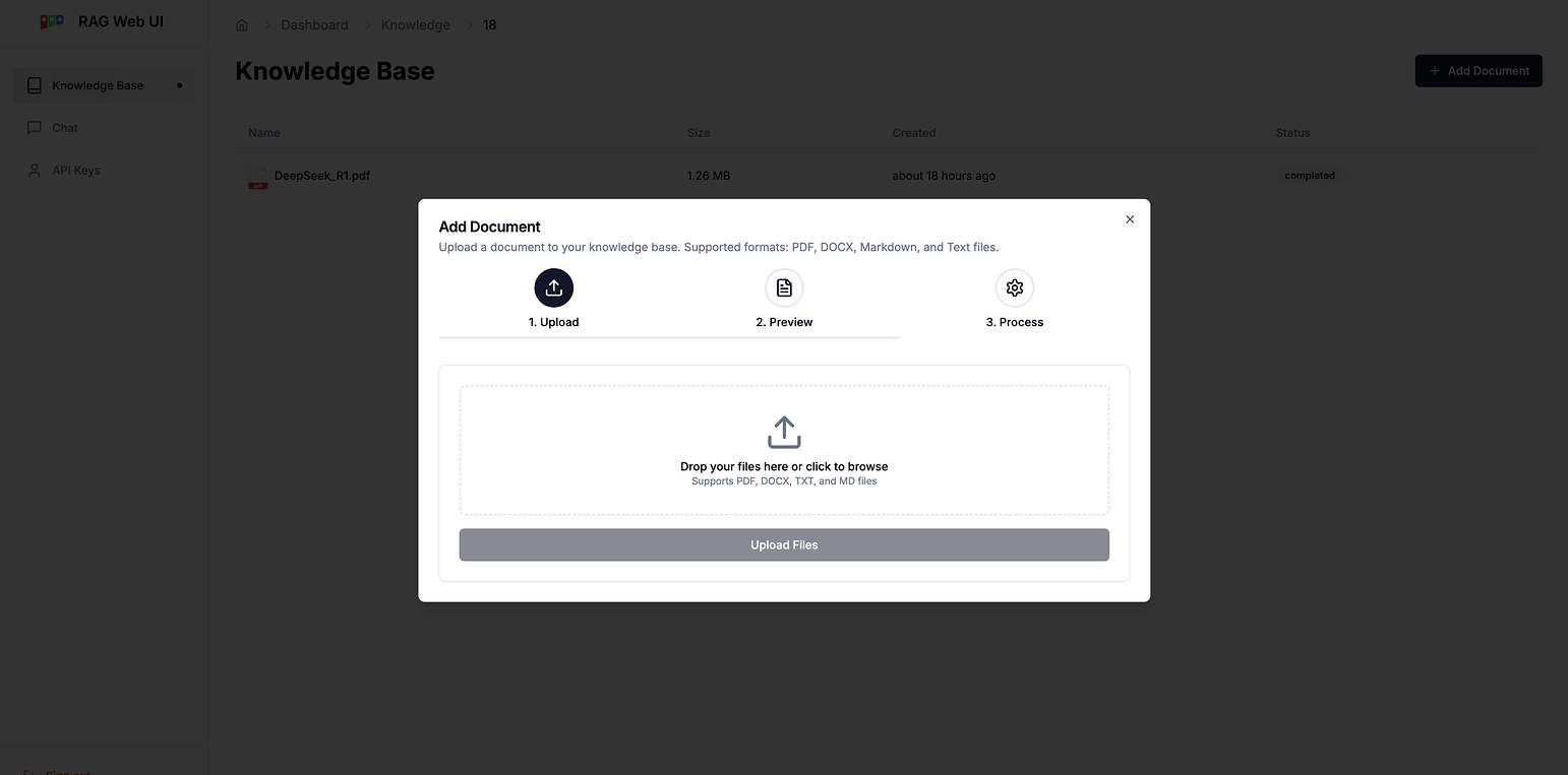 RAG Web UI: RAG 기반 지식 관리(KB, Knowledge Base)를 위한 웹 UI - 읽을거리&정보공유 - 파이 ...