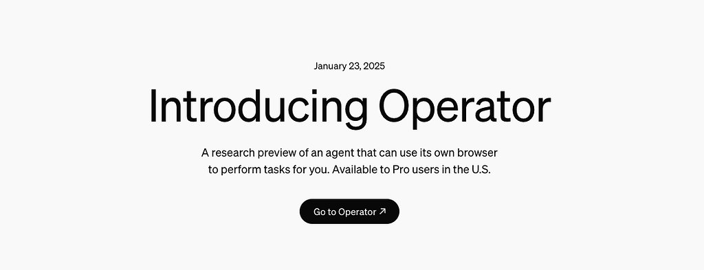 Operator: OpenAI가 공개한, 사용자의 브라우저를 활용하여 작업을 수행하는 AI 에이전트 (feat. CUA ...