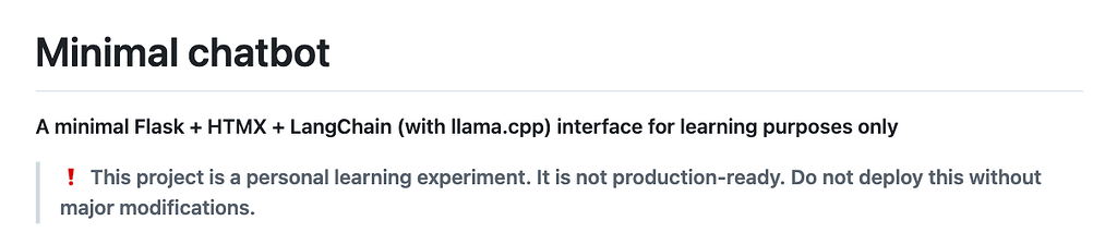 flask-htmx-llm: Flask, HTMX, LangChain으로 만드는 최소한의 학습용 LLM 챗봇 인터페이스 - 읽을 ...
