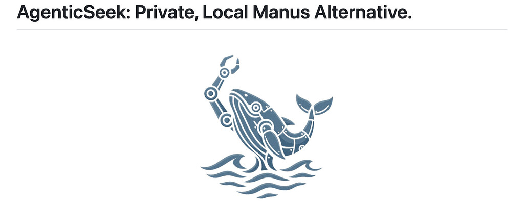 AgenticSeek: 완전히 로컬에서 동작하는, Manus AI를 대체할 수 있는 AI 비서 - 읽을거리&정보공유 - 파이토치 한국 사용자 모임