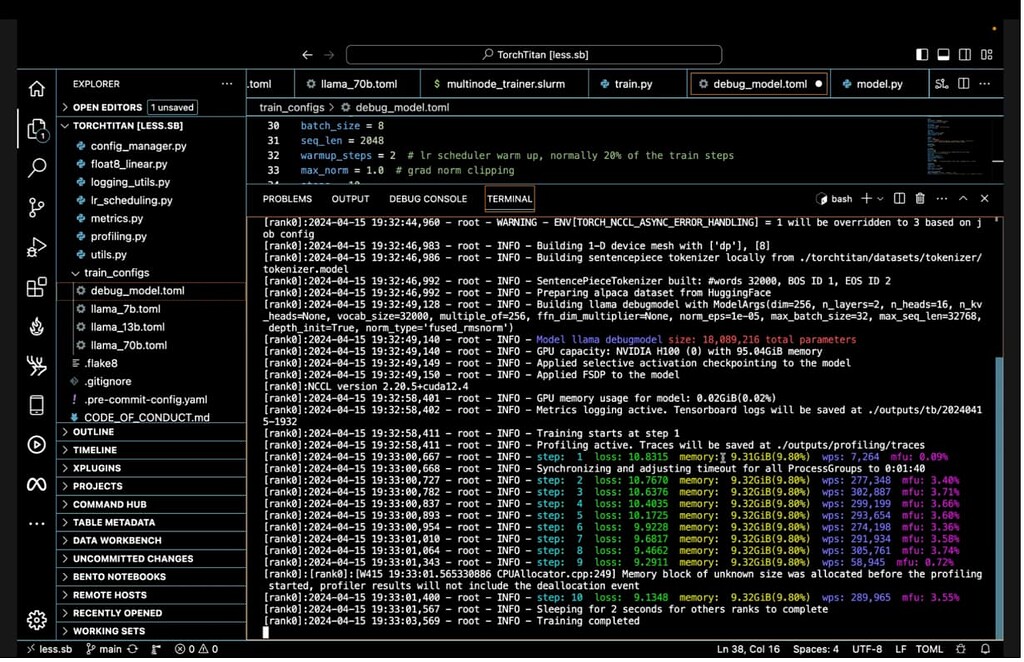 torchtitan, 대규모 LLM 학습을 위한 PyTorch 공식 라이브러리 - 읽을거리&정보공유 - 파이토치 한국 사용자 모임