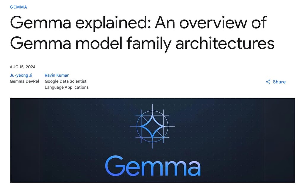 Gemma 모델군의 아키텍처에 대한 설명 글 (feat. Google Blog) - 읽을거리&정보공유 - 파이토치 한국 사용자 모임