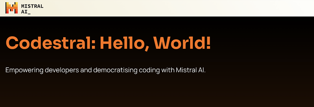 Codestral, 80개 이상의 개발언어를 지원하는 Code Model (feat. Mistral AI) - 읽을거리&정보공유 - 파이토치 한국 사용자 모임