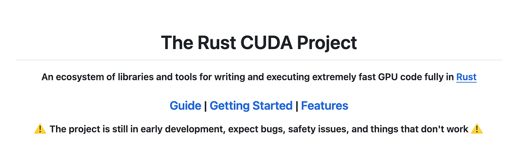 Rust CUDA Project, Rust로 CUDA를 직접 제어하려고 하는 실험적인 프로젝트 - 읽을거리&정보공유 - 파이토치 한국 사용자 모임