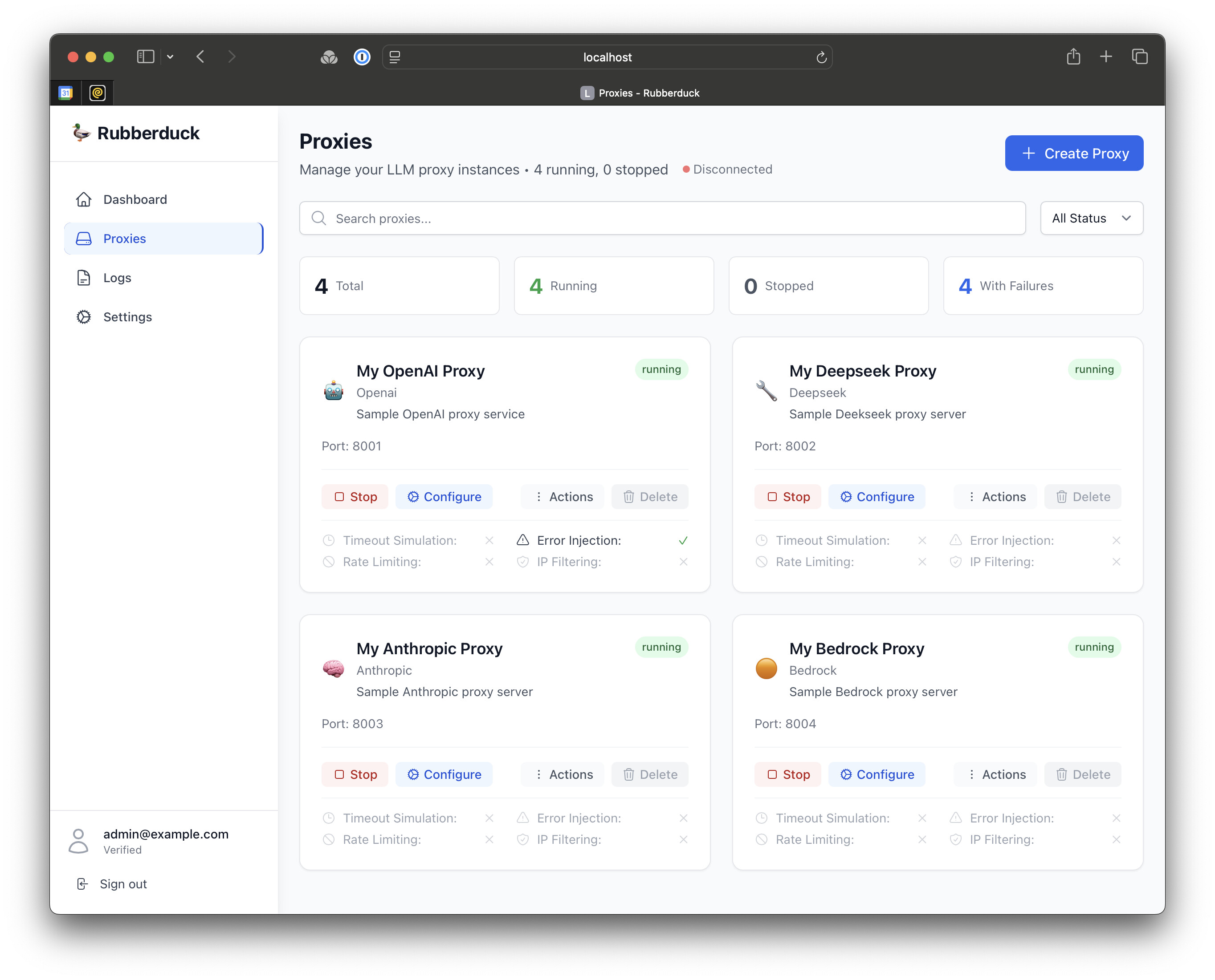 Rubberduck🦆 주요 Llm 제공자의 Api를 에뮬레이션하는 Llm Api Caching Reverse Proxy