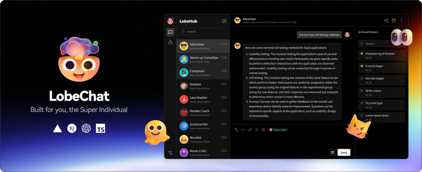 LobeChat: 오픈소스로 구현한 ChatGPT 스타일의 LLM 대화 프레임워크 - 읽을거리&정보공유 - 파이토치 한국 사용자 모임