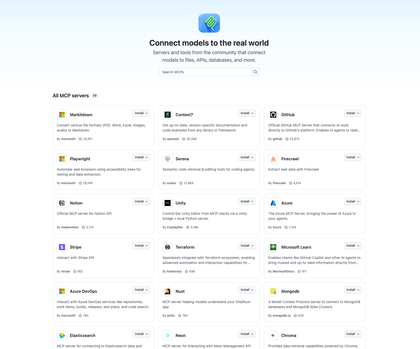 GitHub MCP Registry: GitHub이 새로 공개한, MCP 서버를 공유하고 검색할 수 있는 서비스 - 읽을거리&정보공유 - 파이토치 한국 사용자 모임